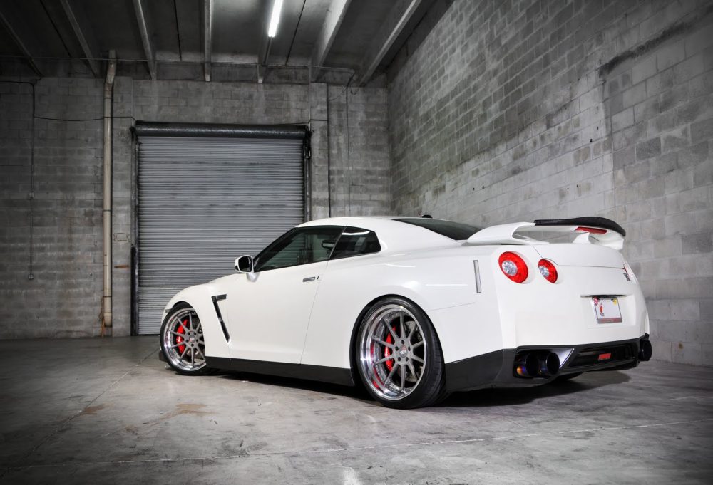 White Nissan GTR Warehouse Photoshoot - My Car Portal