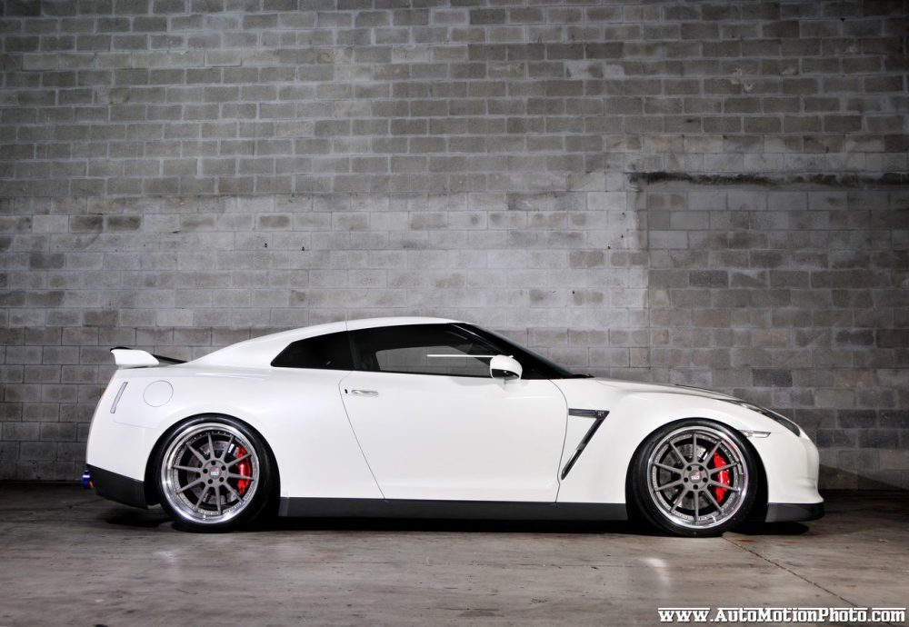 White Nissan GTR Warehouse Photoshoot - My Car Portal