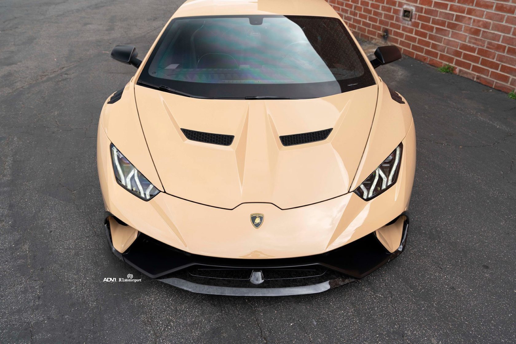 Desert Tan Lamborghini Huracán Performante on ADV.1 Wheels - My Car Portal