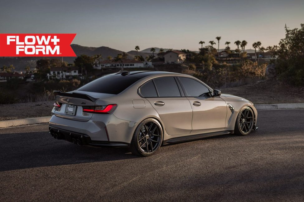 Nardo Gray BMW M3 Competition with HRE FlowForm FF21 in Tarmac - My Car ...