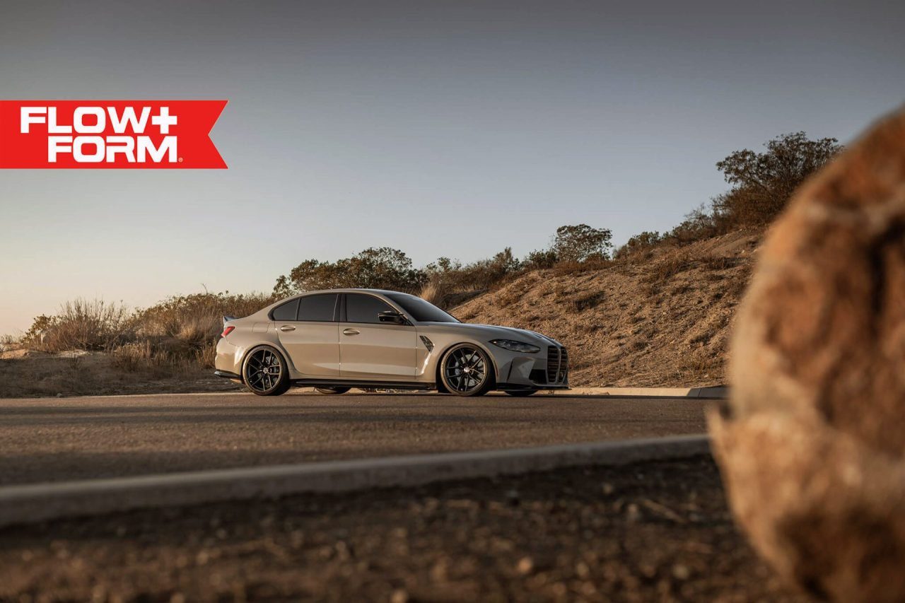Nardo Gray BMW M3 Competition with HRE FlowForm FF21 in Tarmac - My Car ...