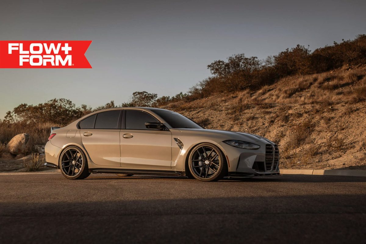 Nardo Gray BMW M3 Competition with HRE FlowForm FF21 in Tarmac - My Car ...