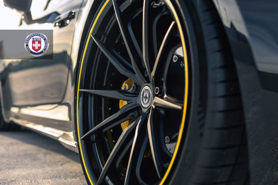 Porsche 992 Turbo S with HRE S104SC Wheels in Satin Black / Gloss Black ...