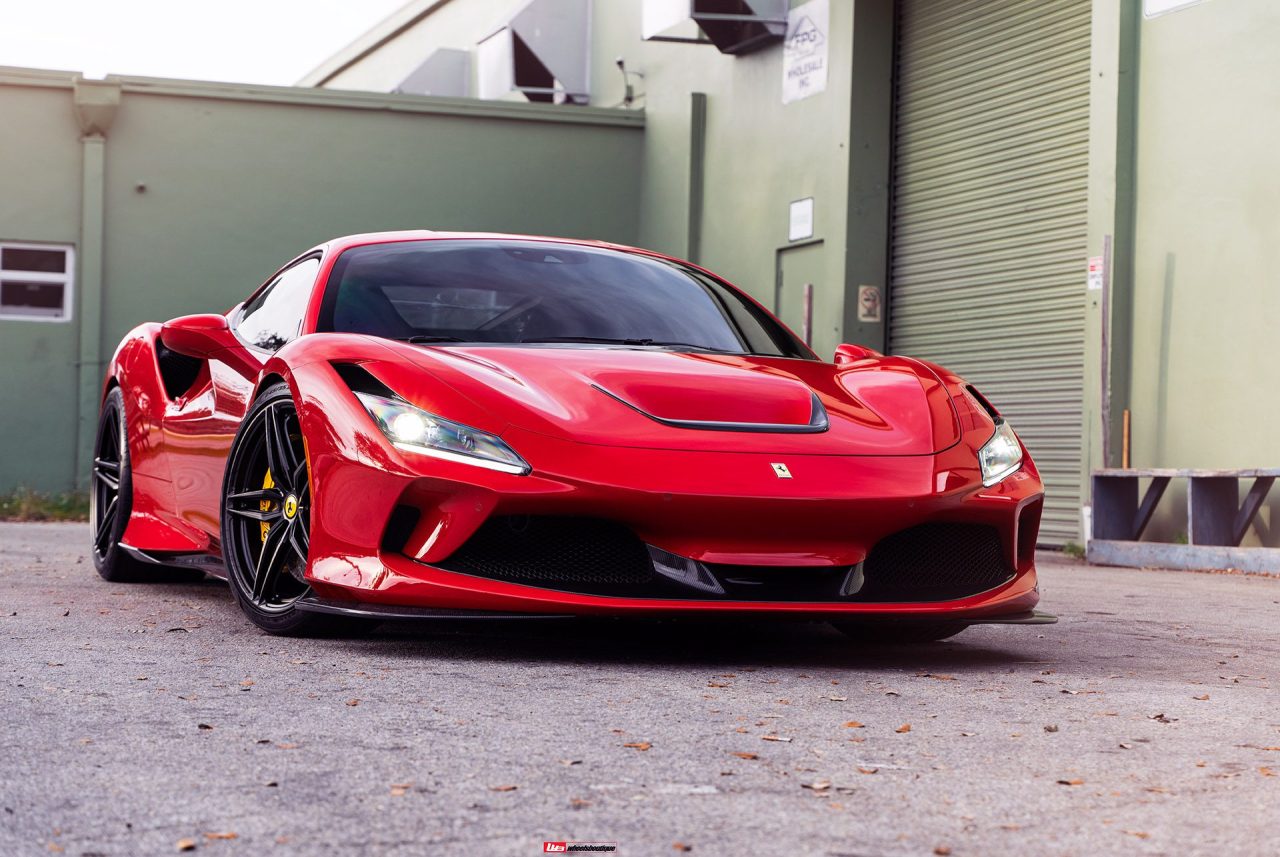 Rosso Corsa Novitec Ferrari F8 Tributo on HRE P107SC Wheels - My Car Portal