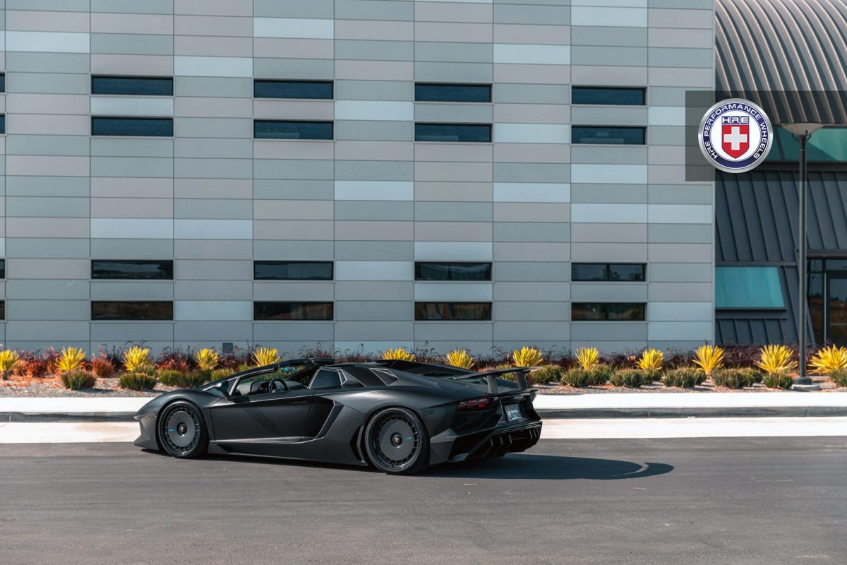 Lamborghini Aventador SV — Grigio Telesto Build with HRE Vintage 935 ...