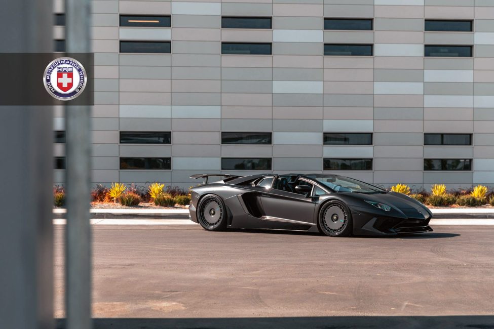 Lamborghini Aventador SV — Grigio Telesto Build with HRE Vintage 935 ...