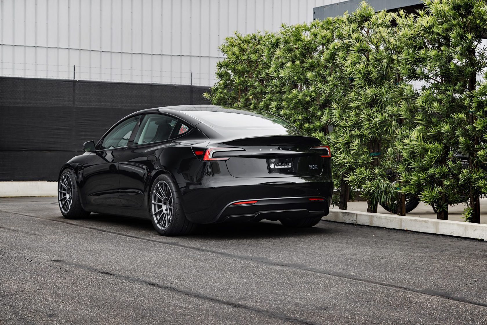 Solid Black 2024+ Tesla Model 3 Performance on UP-03 Wheels - My Car Portal